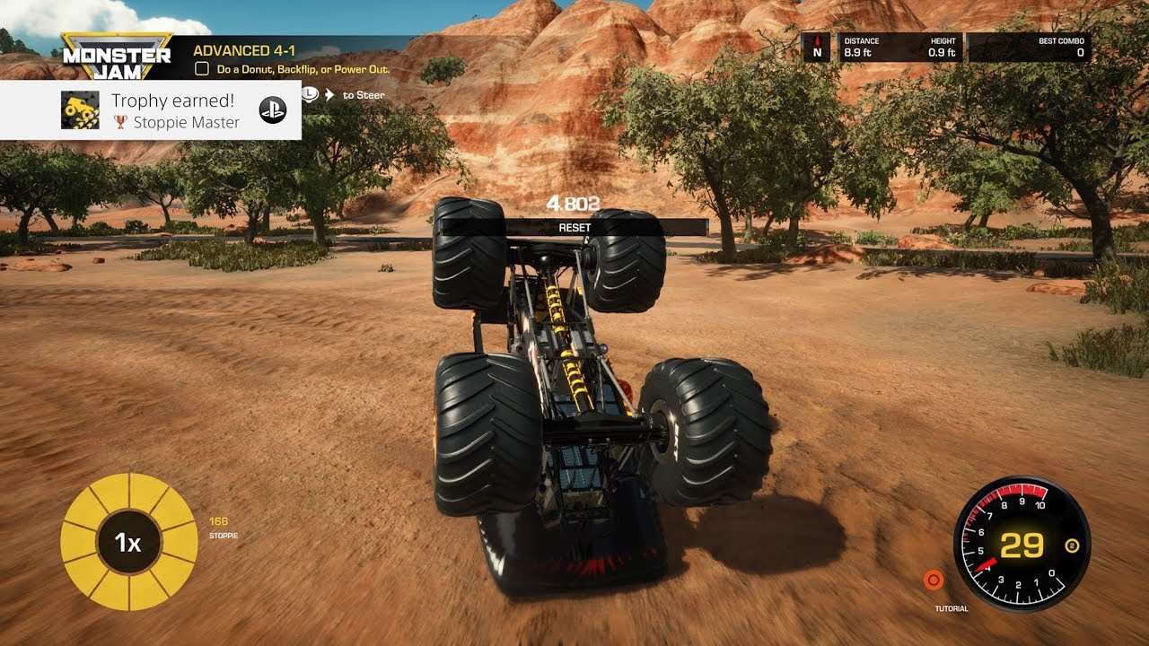 Monster Jam Steel Titans Easy Way To Get Stoppie Master Trophy ...