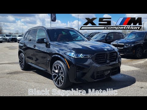 NEW ARRIVAL! 2024 BMW X5M Competition Black Sapphire Metallic on Sakhir ...