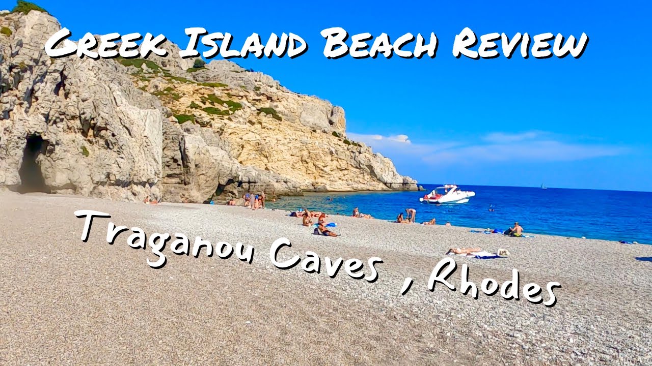 Traganou Caves Beach, Rhodes Greece - YouTube