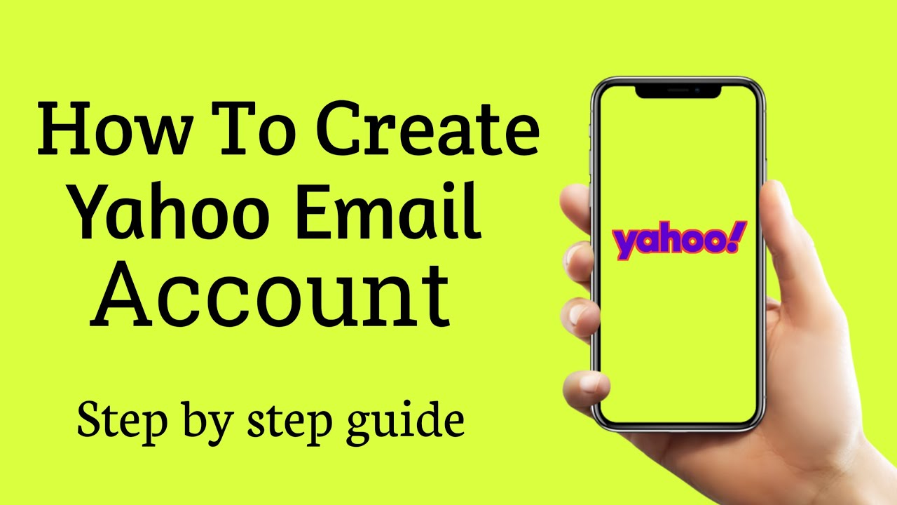How To Create New Yahoo Account l Create Yahoo Email Account (2022 ...