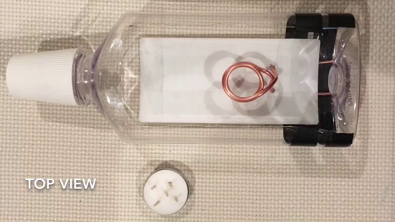 "Pop pop" Heated Coil Boat - YouTube