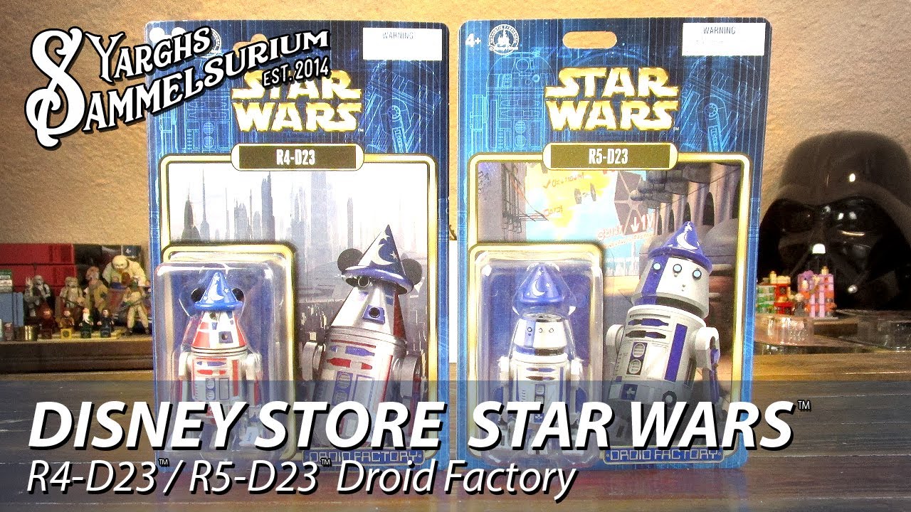 🌌 DISNEY Star Wars Droid Factory - R4-D23 und R5-D23 - D23 Expo Edition ...