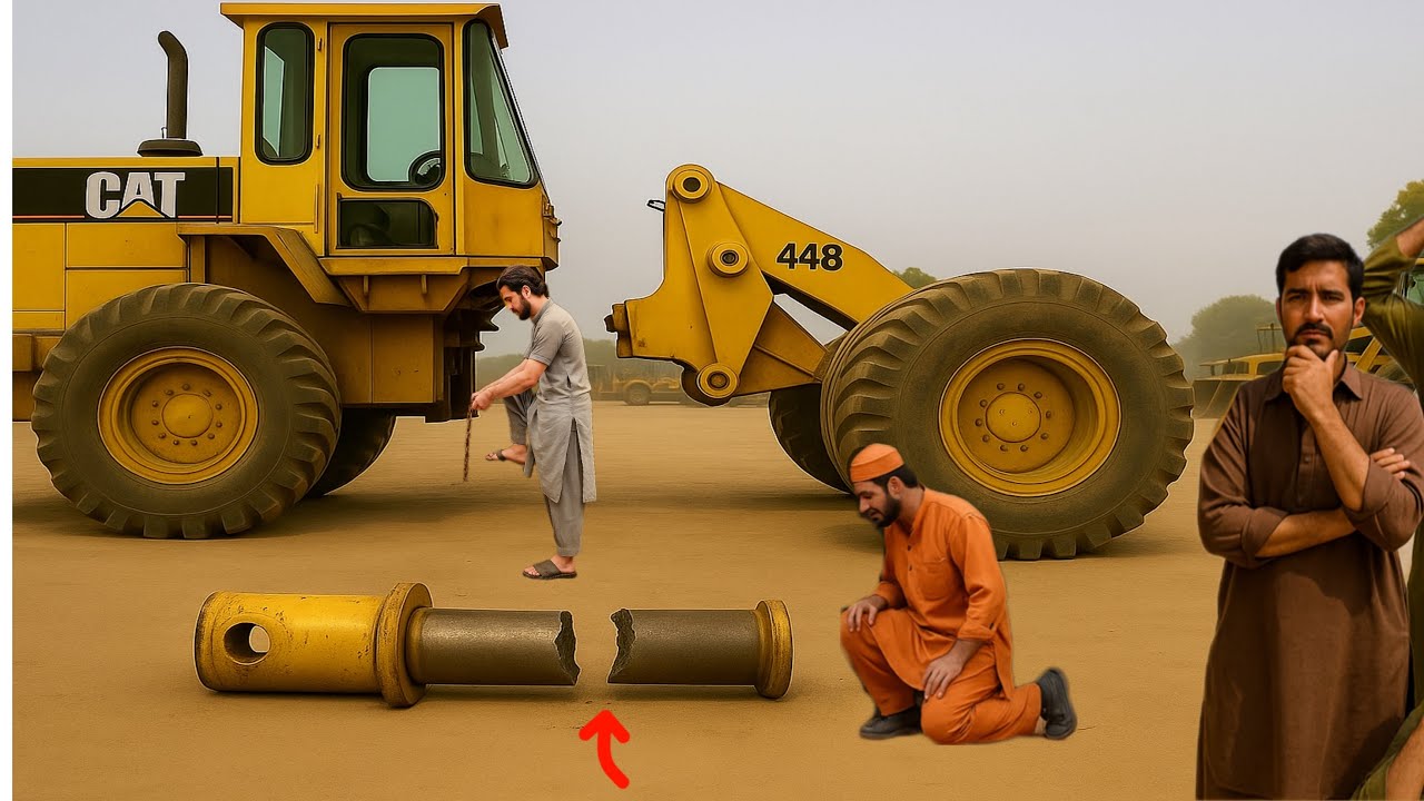 CAT Loader Broken Center Pin Fully Repaired Like New | Complete Welding ...