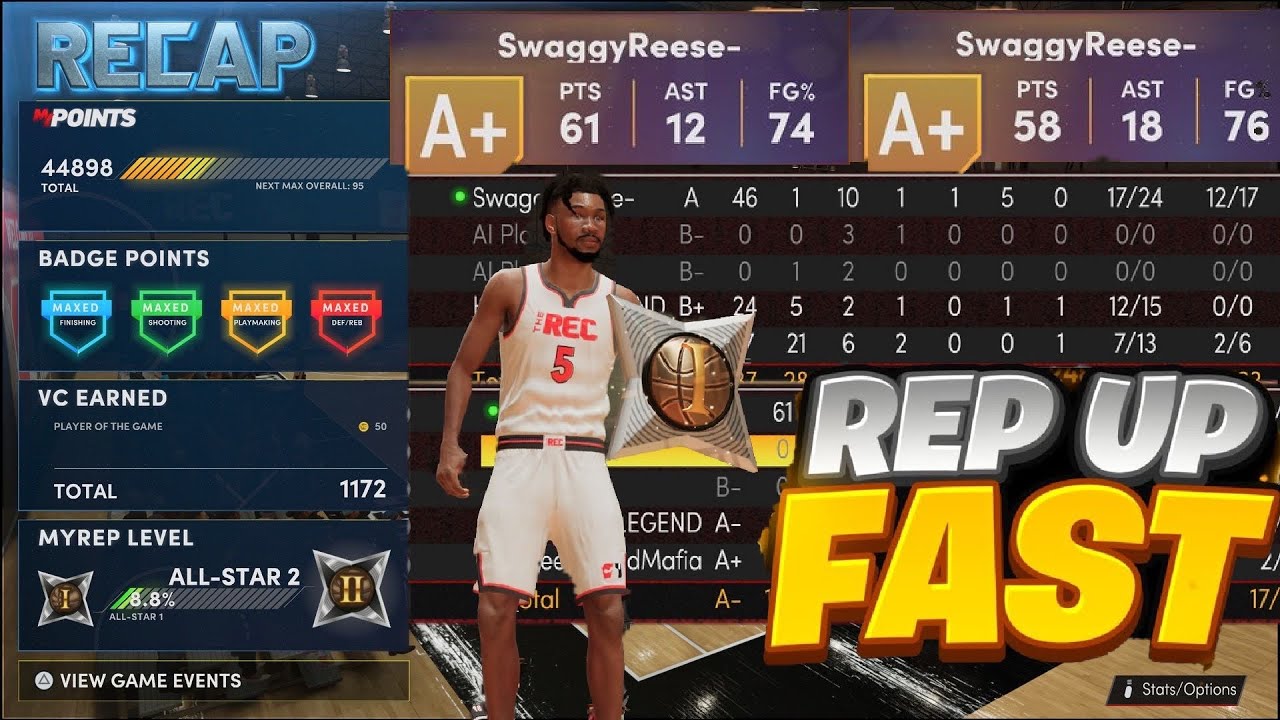 FASTEST WAY TO REP UP ON 2K21 NEXT GEN / HOW TO REP UP FAST FOR ALL ...
