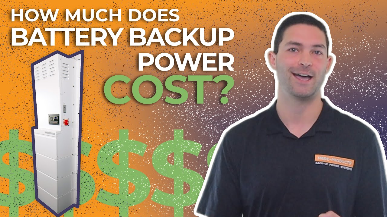How Much Does A Battery Backup System Cost? - YouTube