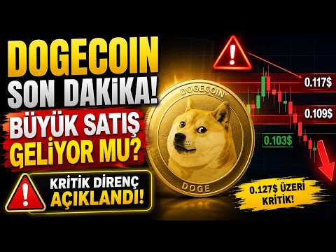 Dogecoin (DOGE) Son Dakika! Büyük Satış Geliyor mu? Kritik Direnç Açıklandı!