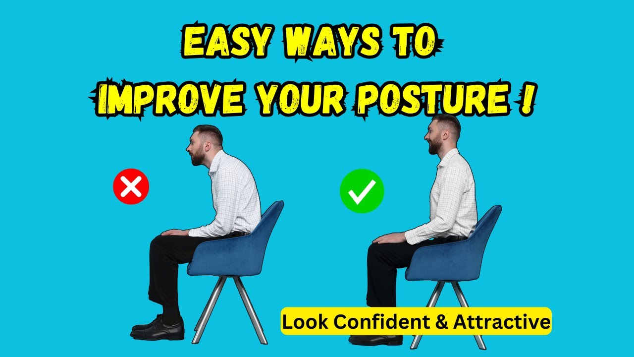 Easy Ways to Improve Body Posture || Fitness with Grooming - YouTube