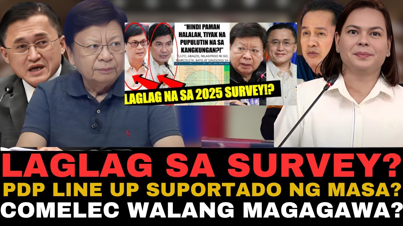KAPAPASOK LANG! LAGLAG SA 2025 SURVEY? PDP LINE-UP LALONG LUMALAKAS ...