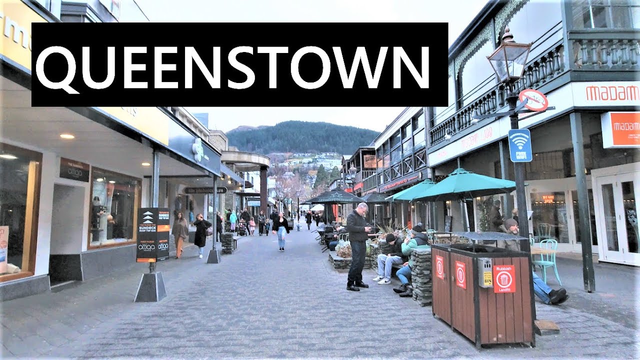 Queenstown scenic drive,/Remarkables Park to Queenstown CBD, New ...