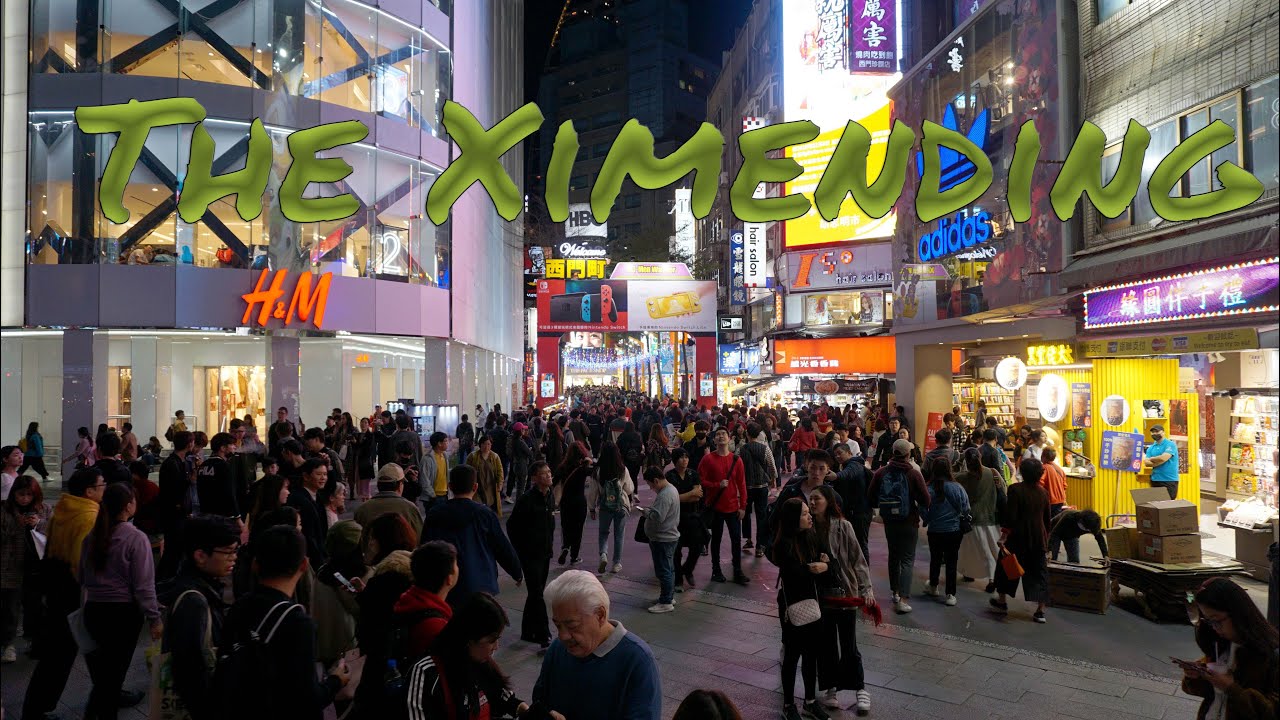 Ximending Taipei Taiwan - YouTube