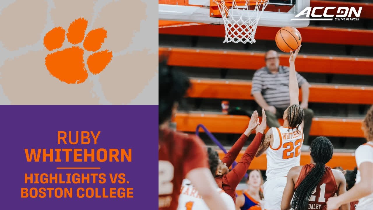 Clemson's Ruby Whitehorn Shows Out Vs. The Eagles - YouTube