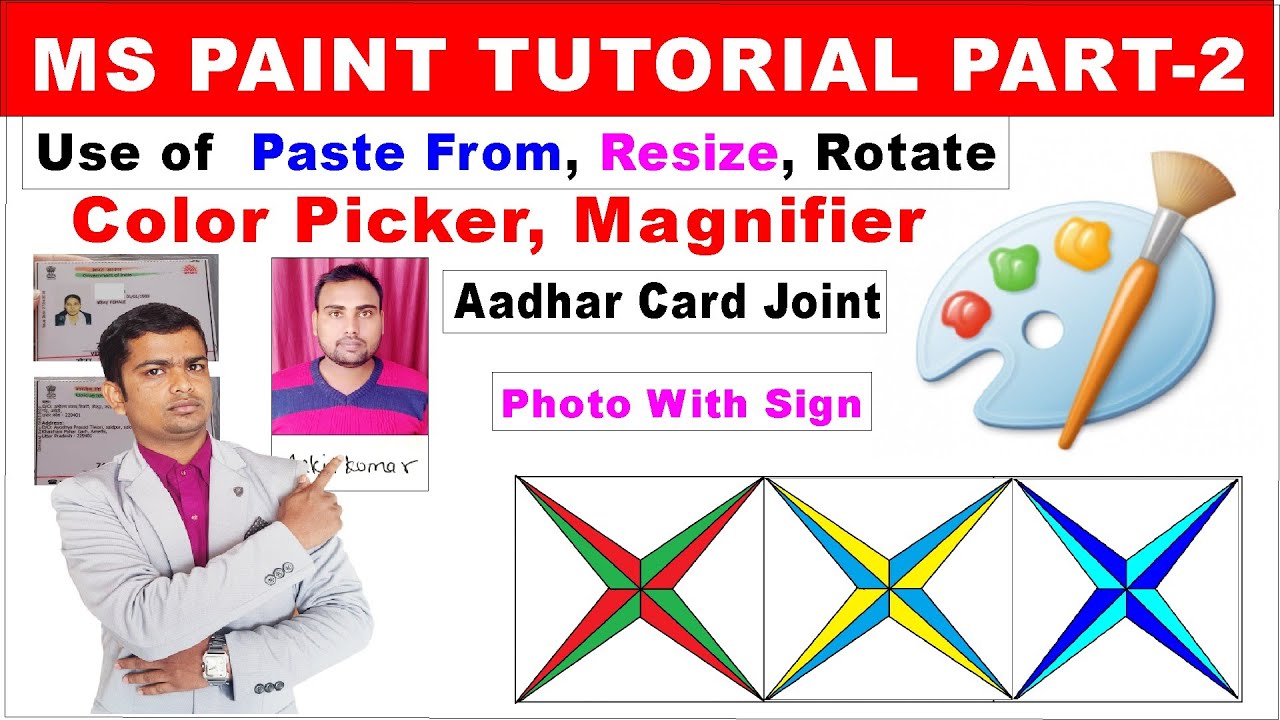 MS PAINT TUTORIAL PART-2 | ms paint drawing easy step by step | ms ...