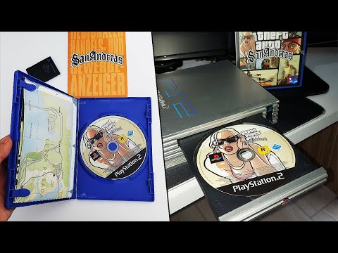 GTA SAN ANDREAS 18 YILLIK ORİJİNAL PS2 KUTU AÇILIMI ! HARİTALI VE KİTAPÇIKLI
