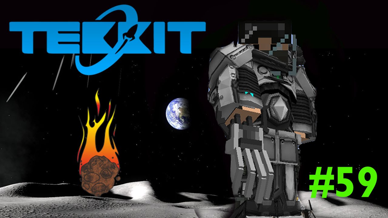 Tekkit Space - Part 59 - Back To The Moon! (Yay.....) - YouTube