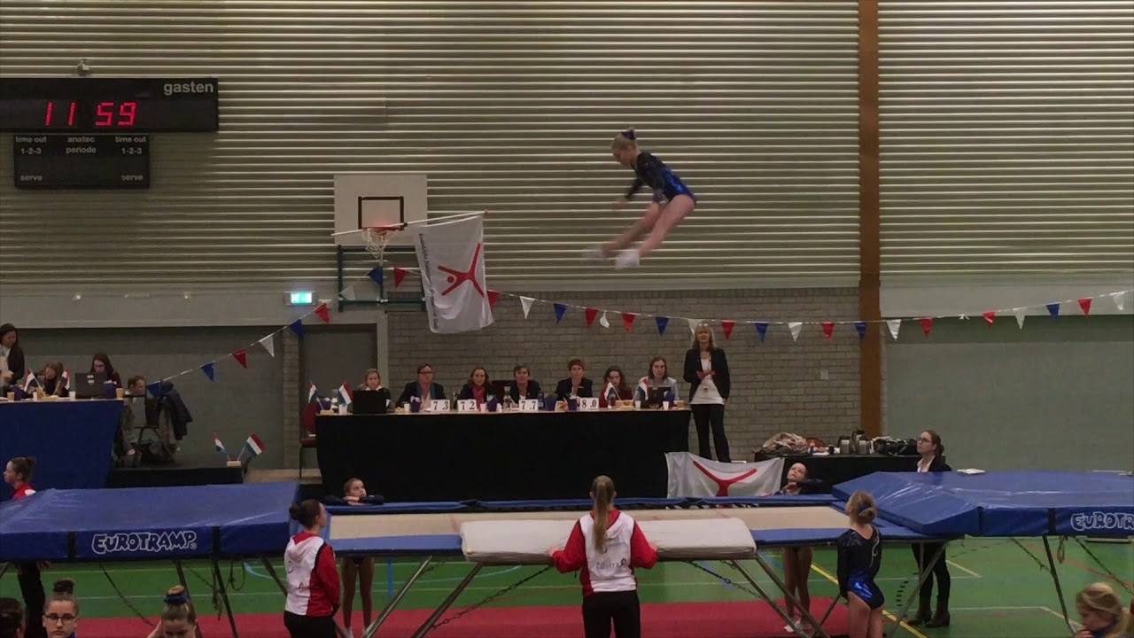 NK Trampoline Teams 2017 E team - YouTube