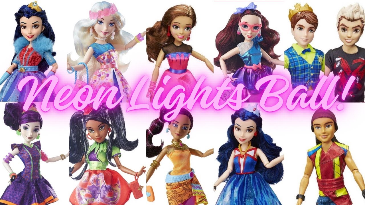 Ranking Descendants Neon Lights Ball! - YouTube
