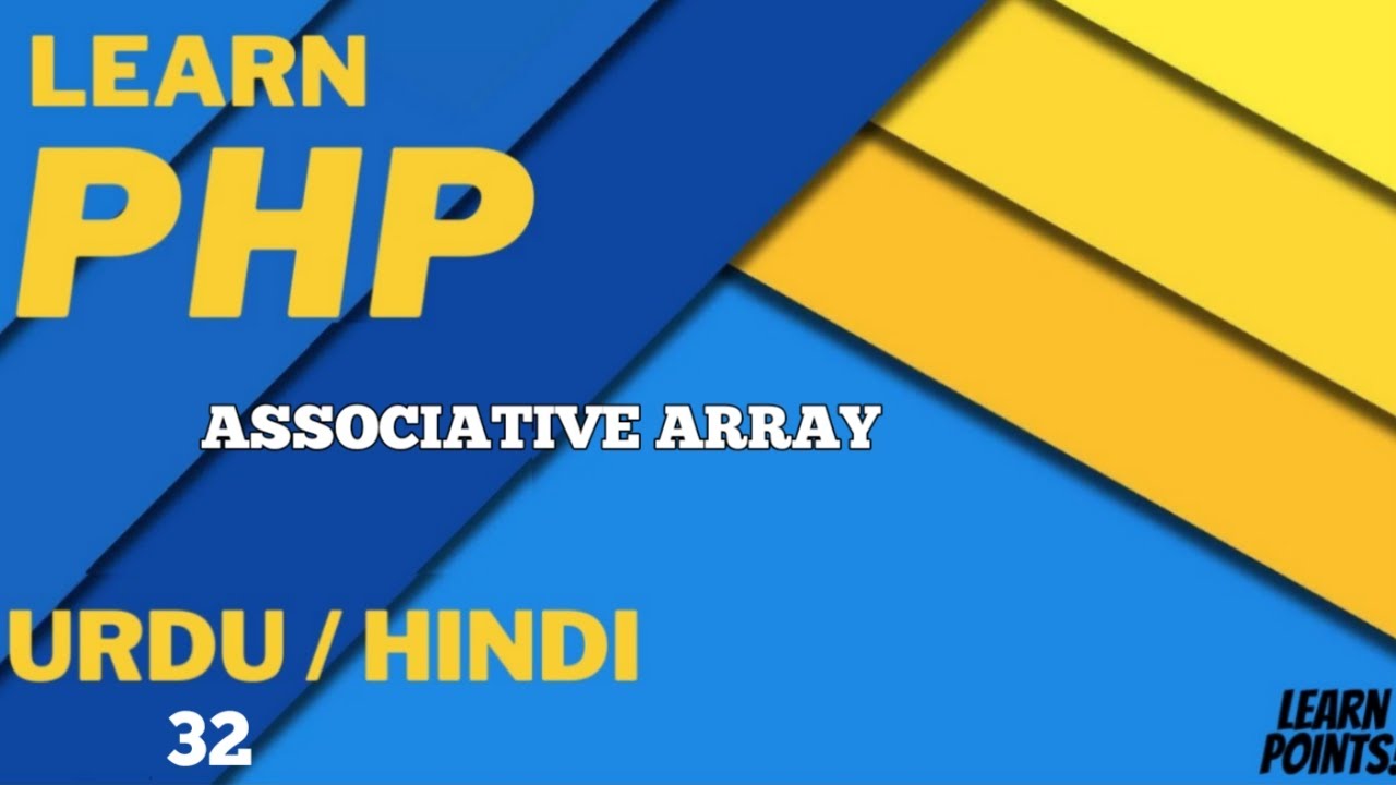 Php Associative Array Tutorial In Hindi Urdu Youtube 6753