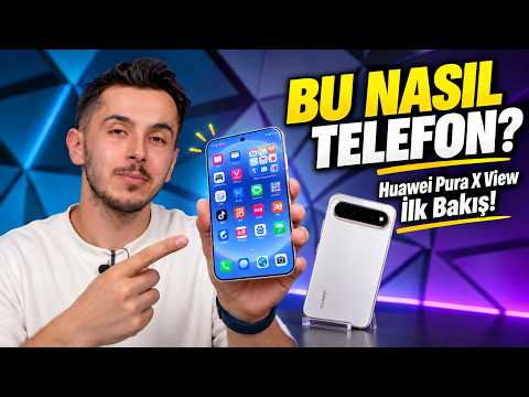 Huawei Pura X View kutu açılışı & ilk bakış! Katlanabilir telefon gibi ama değil