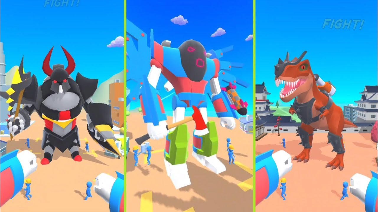 Mechangelion - Gameplay Robot Fighting (Android/iOS) - YouTube