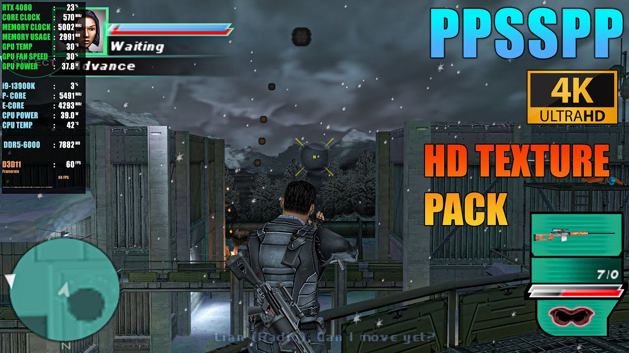 Syphon Filter Dark Mirror - ( PPSSPP 4K 60FPS ) + Settings + HD Texture ...