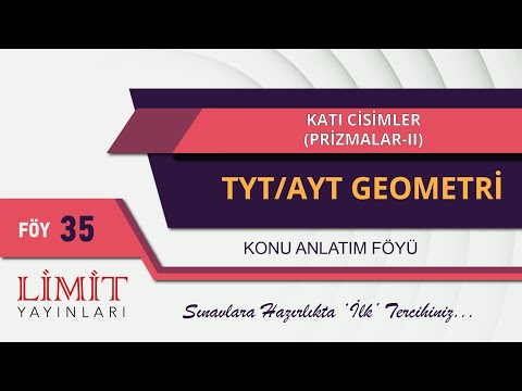 TYT/AYT Geometri Konu Anlatımı: Katı Cisimler (Prizmalar)