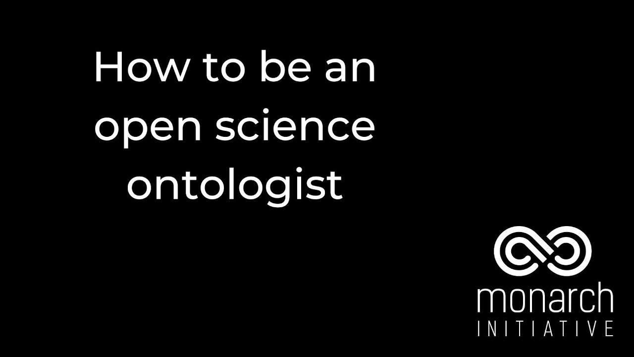 How to be an open science ontologist - YouTube