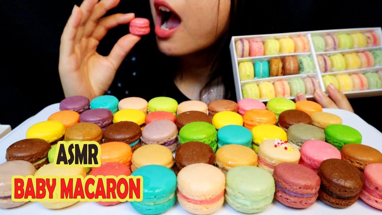 ASMR BABY MACARON WARNA WARNI LUCU | ASMR INDONESIA - YouTube