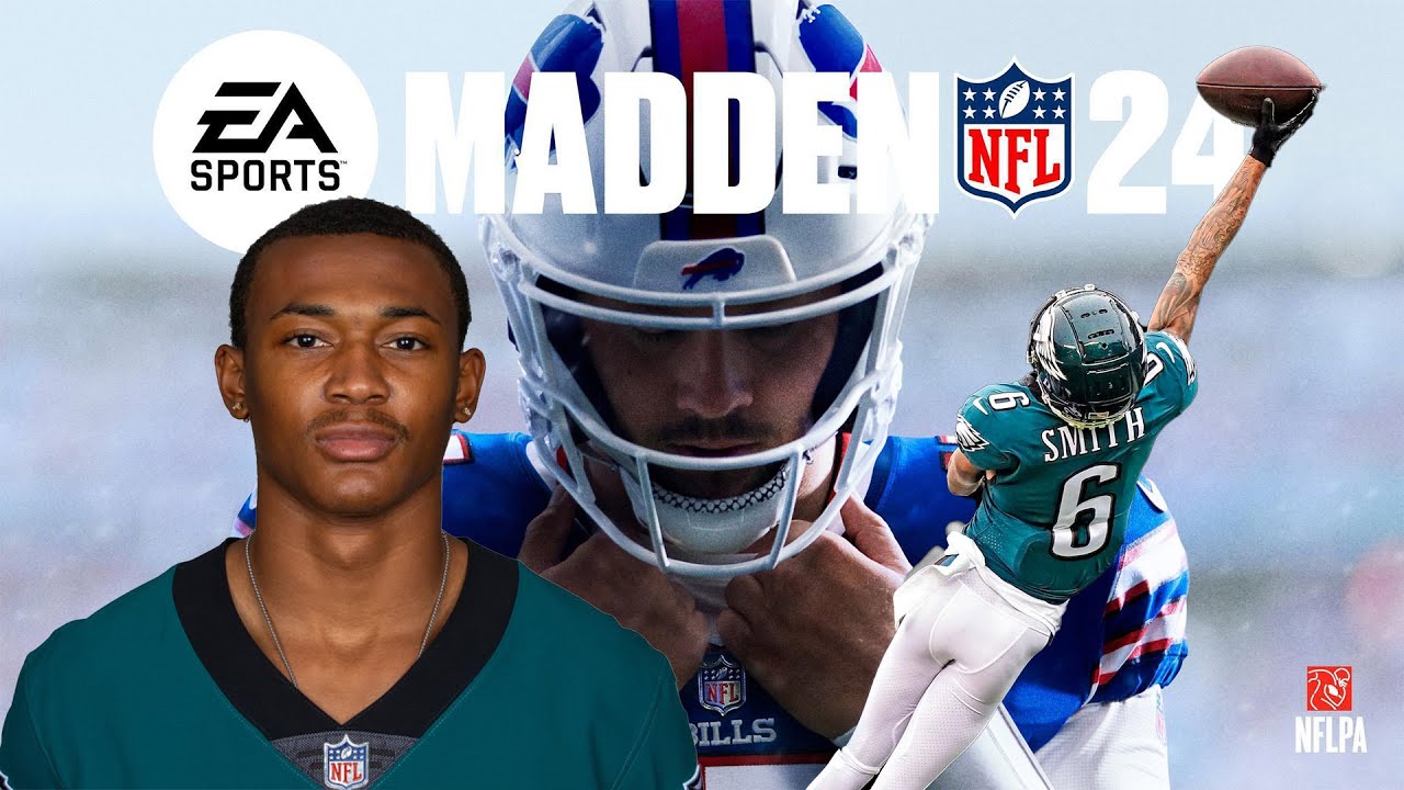 DeVonta Smith Philadelphia Eagles Madden 24' Highlights - YouTube