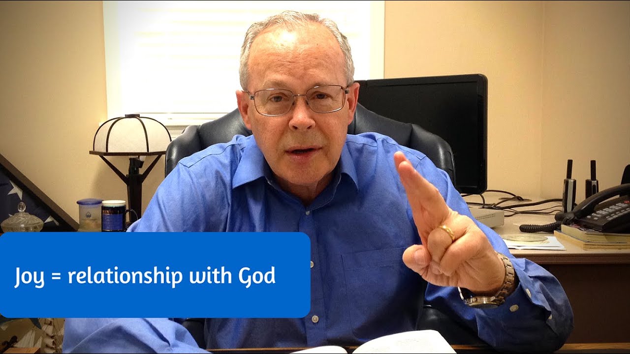 "Joy = Relationship with God" Pastor Rick Patterson | week of April 25 ...