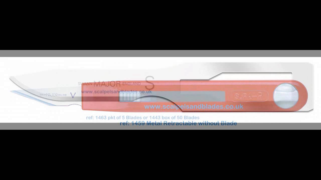 Swann Morton Supatool Handles and Blades - YouTube