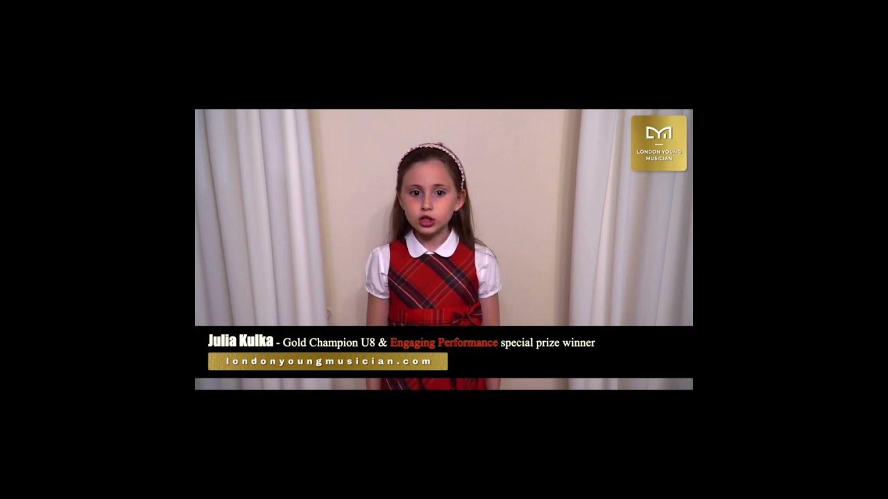 LYM Engaging Performance Special Prize Winner Julia Kulka - YouTube