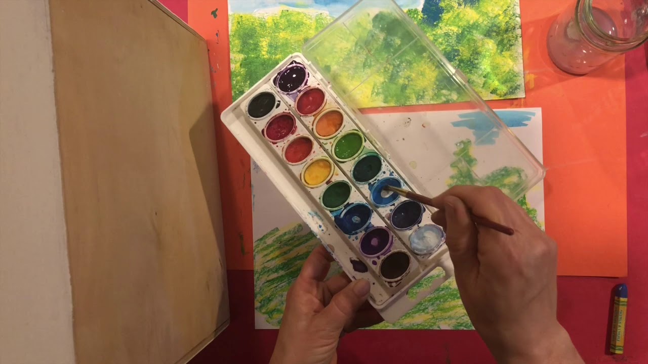 Monet Inspired Gardens - Kindergarten Lesson - YouTube