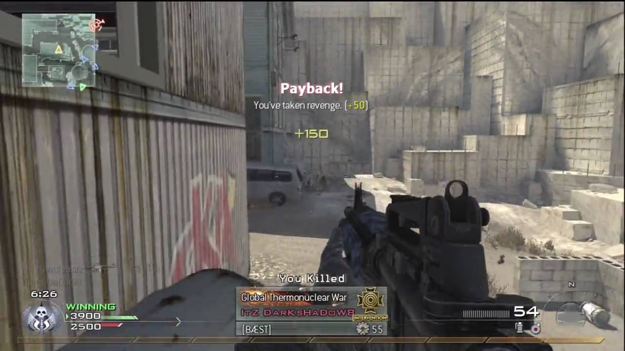 MW2 (40-3) TDM 9 HD - M16 FMJ/ M93 Raffica Red Dot Sight (Quarry) - YouTube