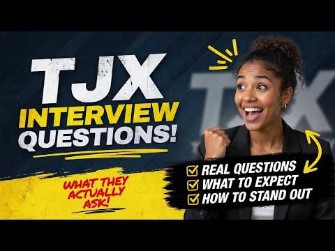 TJX Interview Questions and Answers! (How to PASS ANY TJX Job Interview)