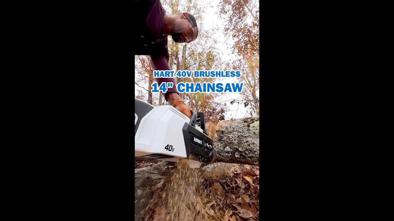 HART 40V 14" Brushless Chainsaw - YouTube