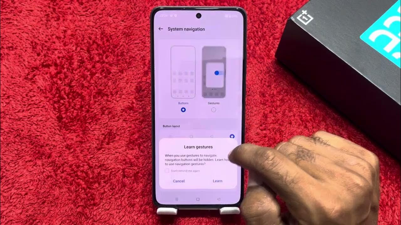 Back button setting in Oneplus Nord CE 4 Lite , hide navigation gesture bar setting in Oneplus ...