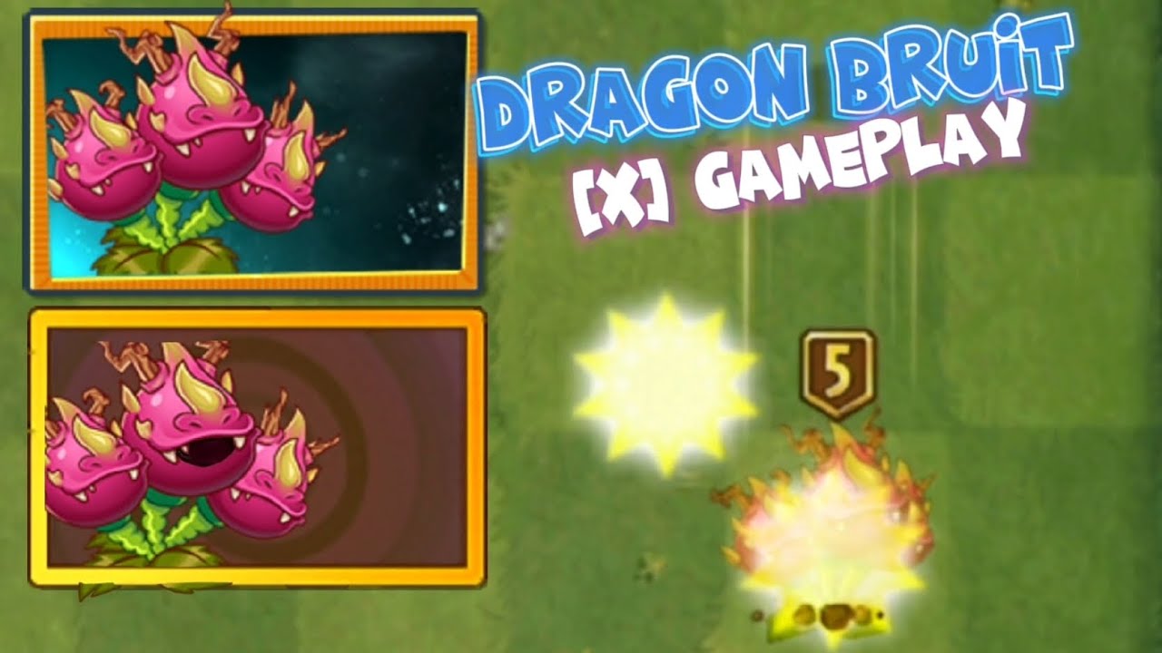 Dragon Bruit [X] Gameplay - Plants vs. Zombies 2 11.0.1 - YouTube