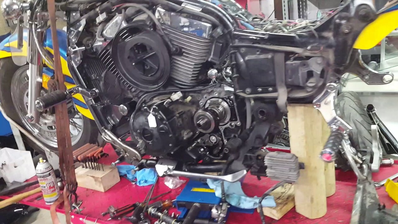 Pt #1 2003 Kawasaki Vulcan 1500 Front Bevel Bearing Replacement #Howto ...