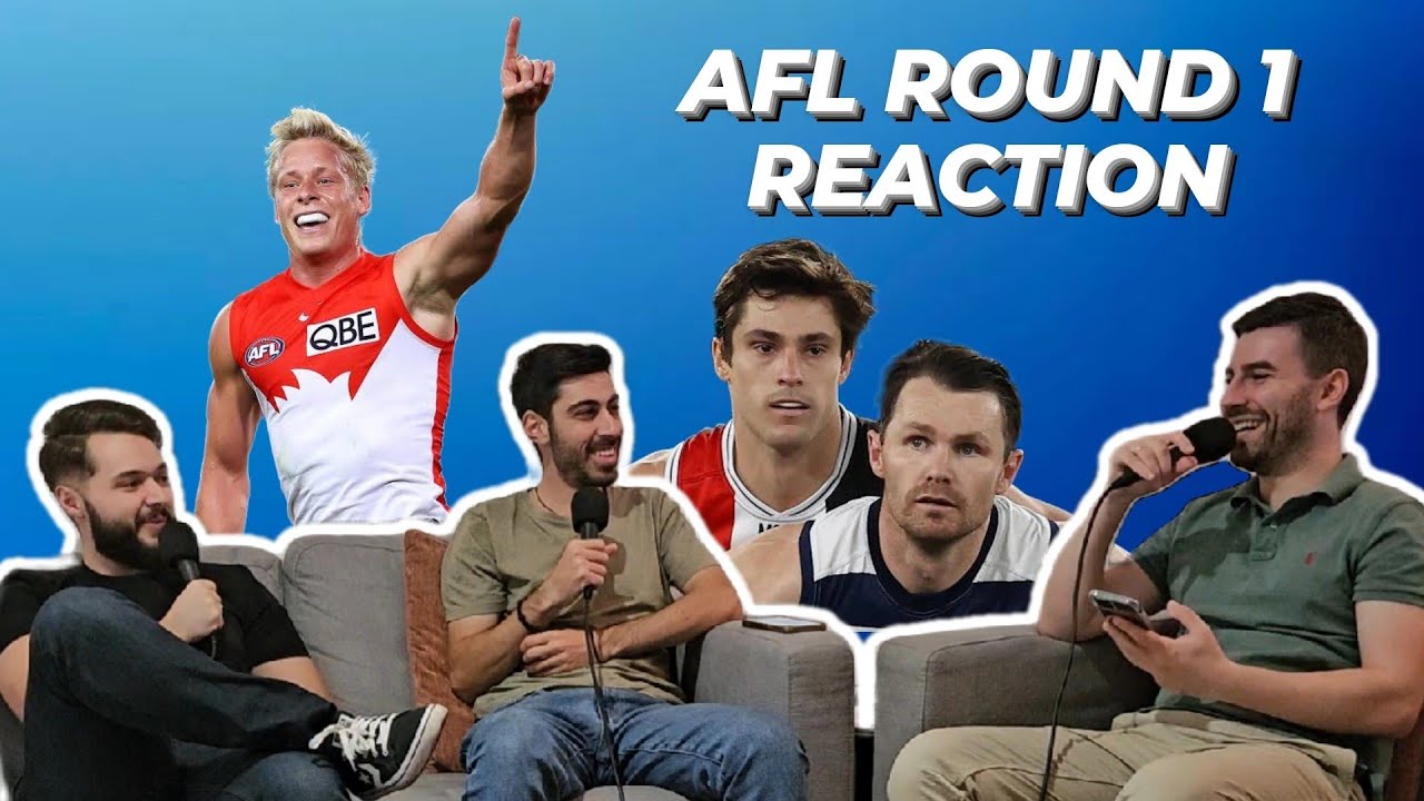 AFL Round 1 Reaction and Review - AFL Enjoyers - YouTube