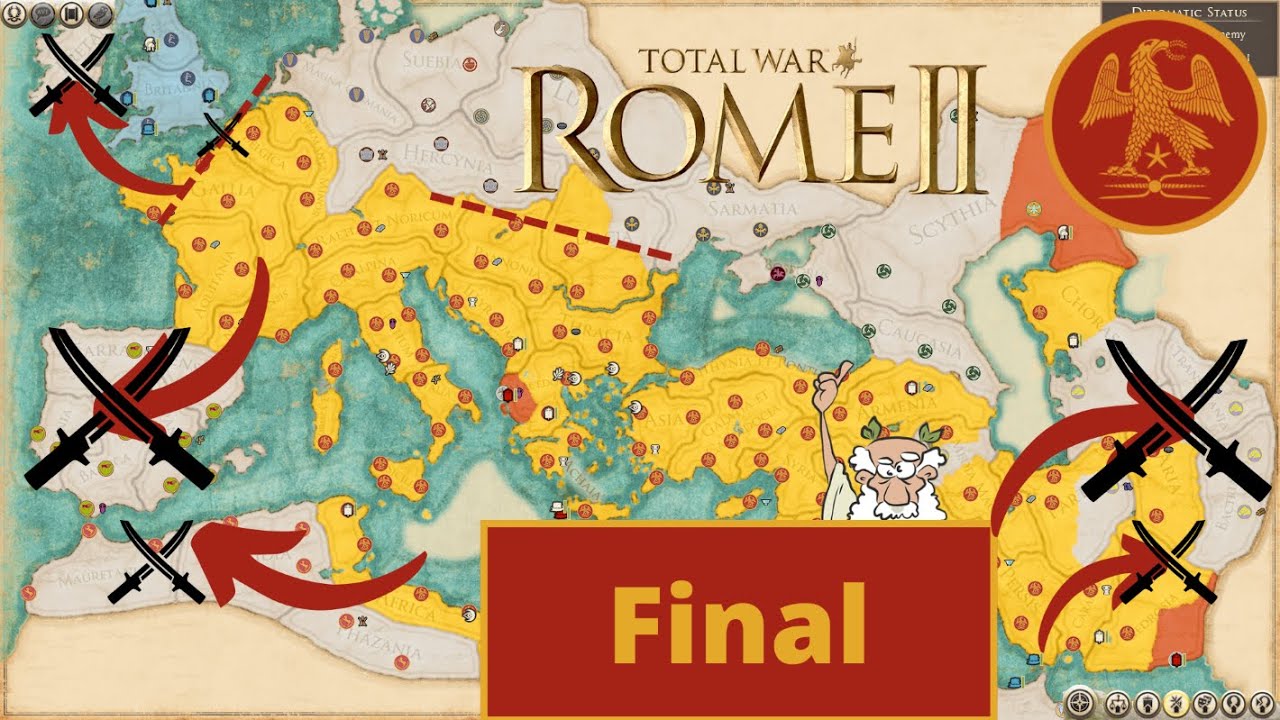 Final! Rome 2: Total War - Empire Divided: Aurelian Pt 12 - YouTube