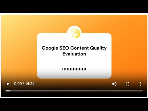 Google SEO Content Quality Guidelines Overview | Tips for Higher ...