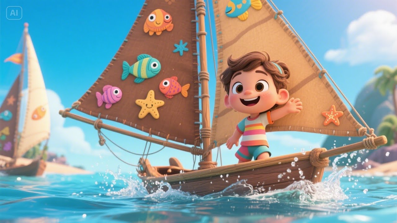 Big Boat on the Wavy Sea | Fun Boat Song for Kids | Ocean Adventure ...