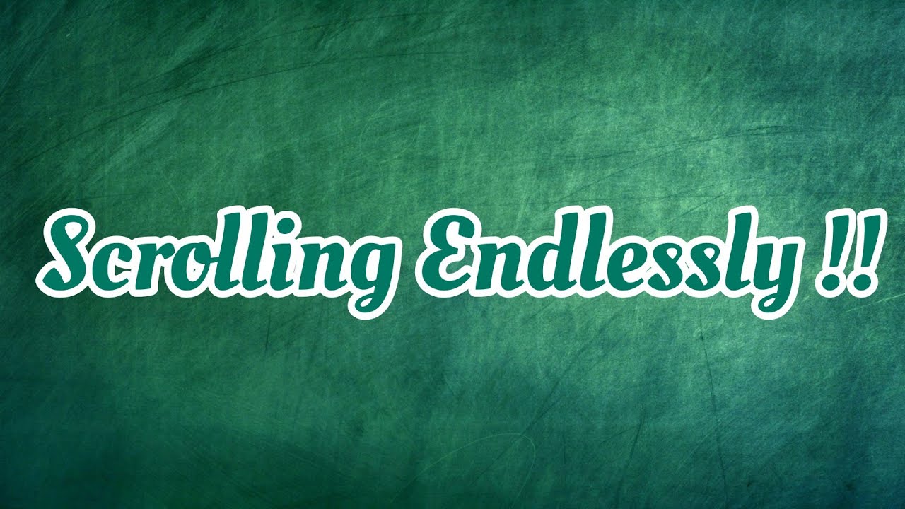 Scrolling Endlessly | English Project - Video on ' Social Media and ...