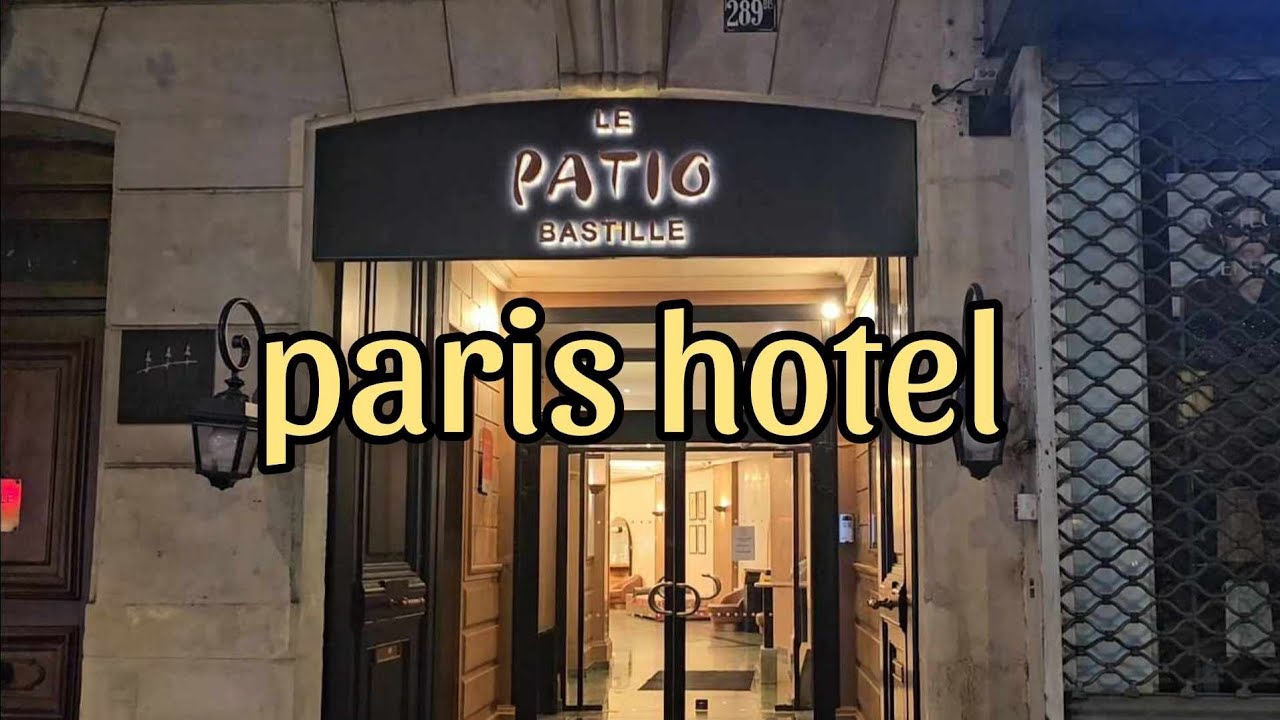 Paris Accommodation. Le Patio Bastille. - YouTube