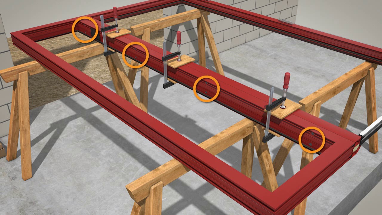 Видео инструкция монтажа входной двери Hormann ThermoPro Plus с боковым ...