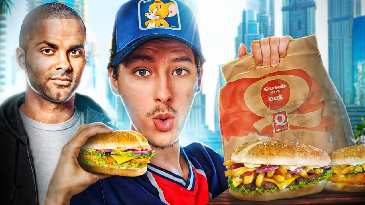 JE TESTE LES BURGERS DE TONY PARKER DE CHEZ QUICK 🍔@codfamilya @soprodd ...