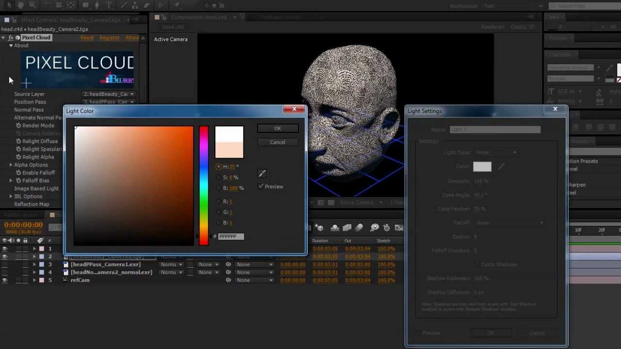 Export Position Pass and Normal Pass from Cinema 4D for Pixel Cloud ...