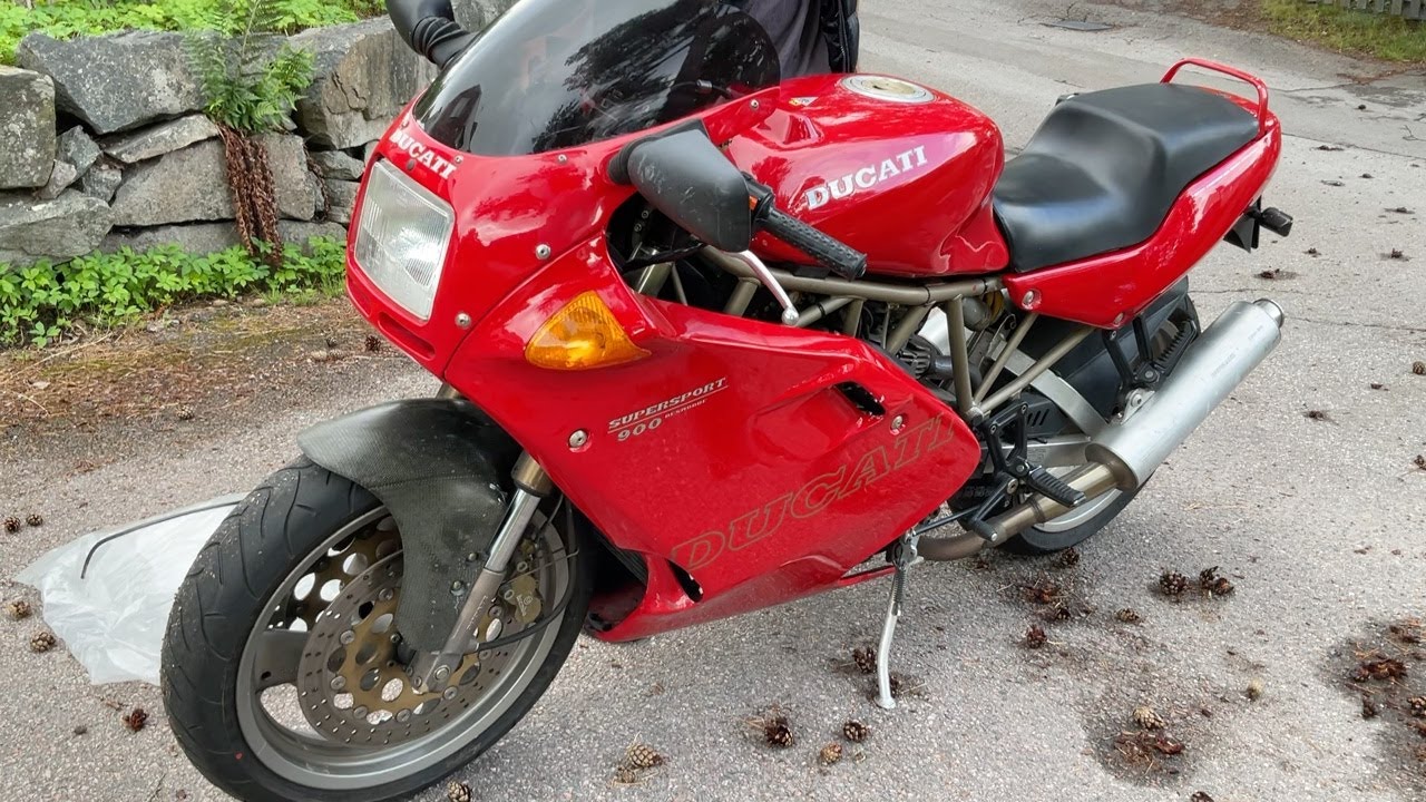 Köp Motorcykel Ducati Supersport 900 Desmodue på Klaravik - YouTube