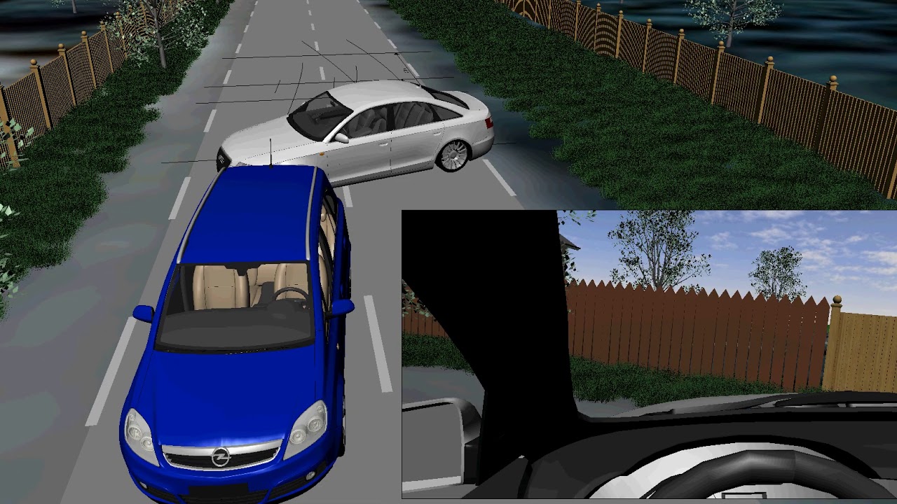 expertiza pentru impact auto din spate _ audi 70 km_h, opel 30 km_h ...