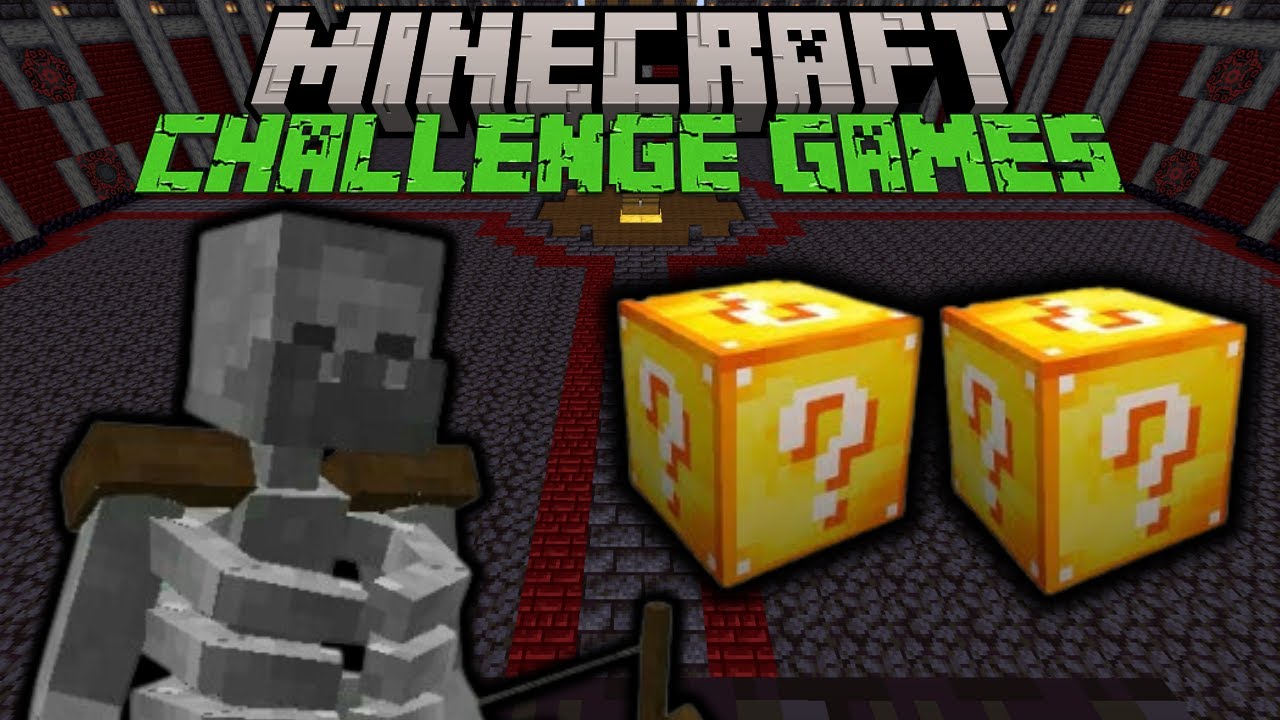 Minecraft: Mutant Skeleton CHALLENGE GAMES - Lucky Block Mod - Modded ...
